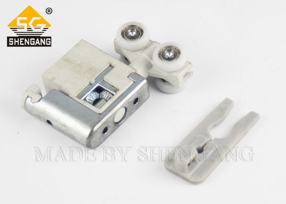 Zinc Alloy Sliding Door Hardware , Adjust Slide Door Roller Hanging Pulleys