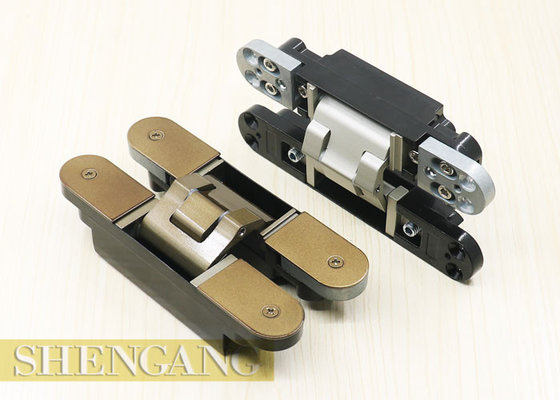 High Load Capacity Invisible Door Hinges 160 * 28 * 28 * 32mm Slide Bearings