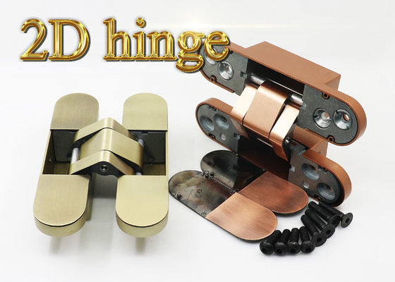 Heavy Duty Adjustable Invisible Door Hinges For Wood Door / Steel Door / Security Door 191 * 45 * 45 mm