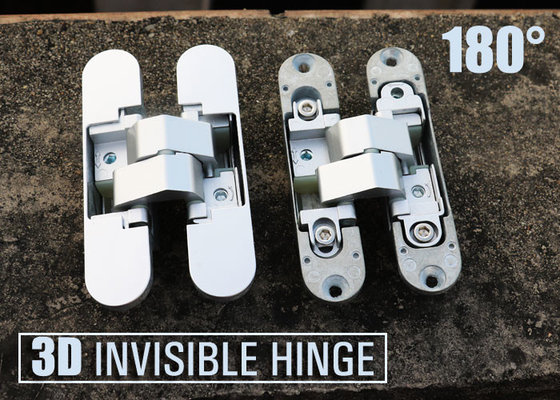 3D Adjustable Zinc Alloy Concealed Italian Hinges For Wooden Door