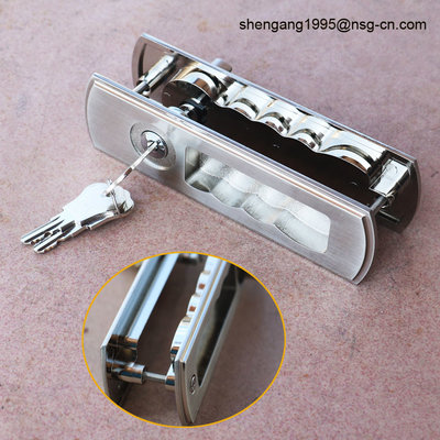 Sliding Door Lock Handle Decorative Zinc Alloy Sliding Door Key Lock / Handle