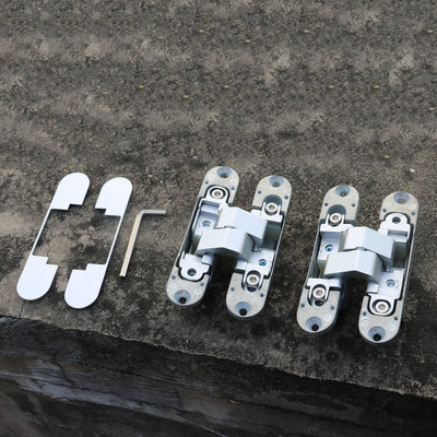 invisible hinge 3d Zamac invisible hinge 180 degree adjustable hinges