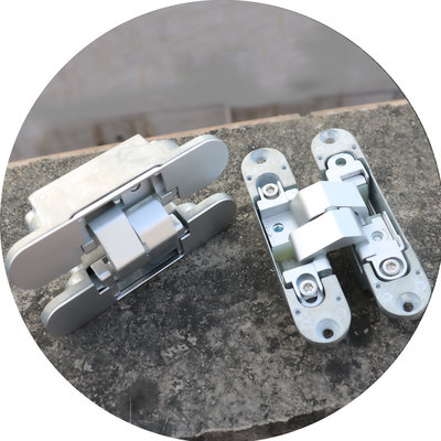 invisible hinge 3d Zamac invisible hinge 180 degree adjustable hinges
