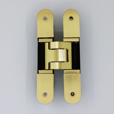 Satin Brass Invisible Hinges