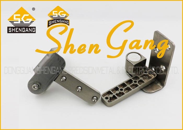 Stainless Pivot Door Hinges , Carbon Steel 90 Degree Hinge Hardware