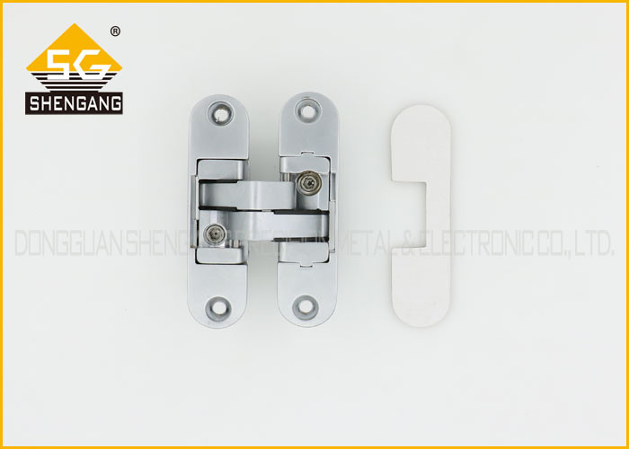 3 Way Adjustable Concealed Invisible Door Hinges , Hidden Closet Door Hinges