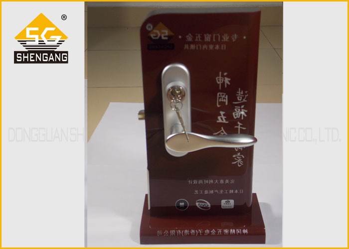 Noise Elimination Adjustable European Door Lock , Silent Lock Of Zinc Alloy