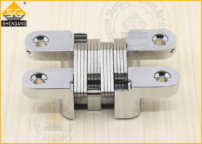 Commercial Interior Concealed American Hinge / 180 Degree Door Hinges Furniture Hardware