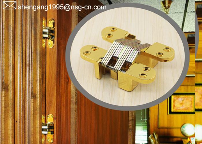 Supply Brass Soss Hinge Zinc Alloy Cross American Hinge Folding Concealed Metal Hinge