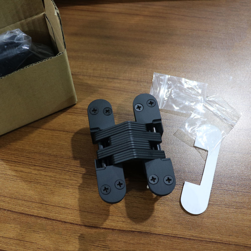 180 degree black door hinge invisible secret door hinge Chinese factories