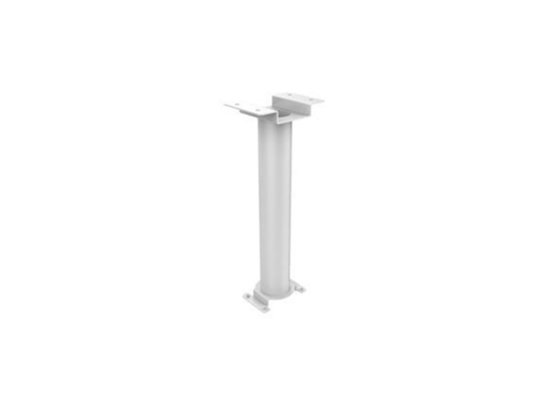 White Steel CCTV Accessories Pendent Mounting Bracket for PTZ Camera