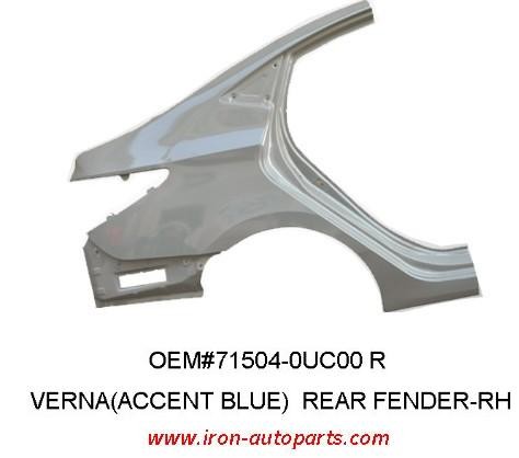 AUTO REAR FENDER-HYUNDAI ACCENT2011-/HYUNDAI VERNA/HYUNDAI SOLARIS-RR OEM:71504-0UC00