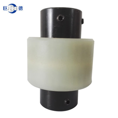Nylon curved tooth precision gear coupling with nylon sleeve