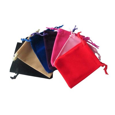 Custom Printed Suede Jewelry Pouch Cadmium Free Fabric For Christmas Gifts supplier