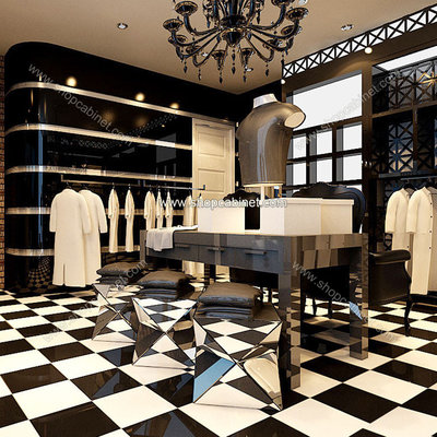 clothes display wall shelf for stores supplier