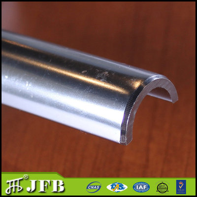 Kitchen cabinet aluminium profile 800mm bright light aluminium profile edge bending trim supplier