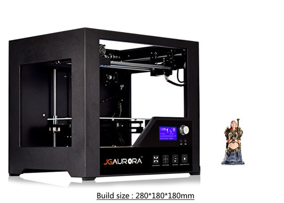 Rapid Prototype FDM DIY 3D Printers , Black Metal Industrial Grade 3D Printer