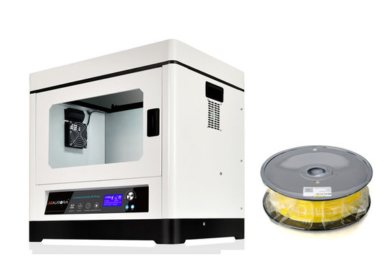 High Precision FDM 3D Printer , Dual Feeding Motor Cura 3D Printing Machine