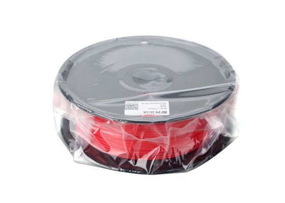 Red Recycle PLA 3D Printer Filament , Flexible PLA Filament 1.75mm