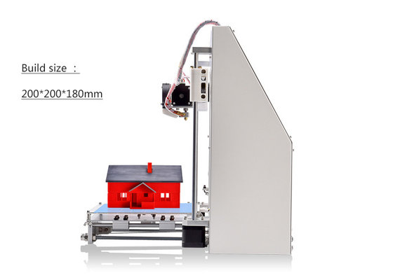 STL File Self Assembly Single Extruder Metal 3D Printer Kit With PLA Filament