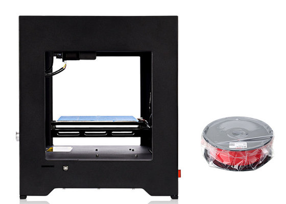 Black FDM Rapid Prototyping 3D Printer Led Light With Fans Separate Control