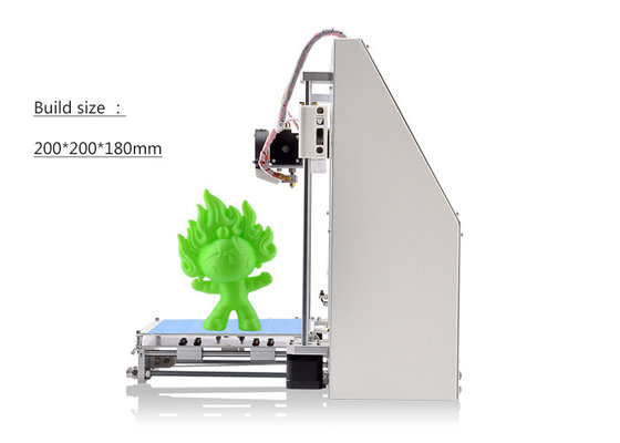 FDM Self Assembly Digital Desktop 3D Printer , Metal Frame PLA DIY 3D Printer Kits