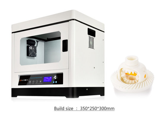 Aluminum Heating Bed Desktop 3D Printer , PLA ABS Filament 1.75mm 3D Printer Machine
