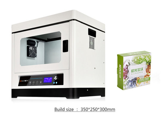 1.75mm PLA Filament 3D Printing Machine , Cura Software Rapid Prototype 3D Printer