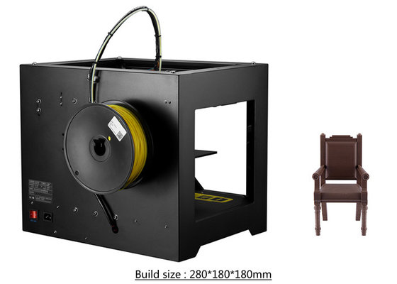 1.75mm Filament Hot Bed 3D Printer Rapid Prototype High Resolution For Medical