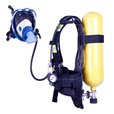Yigu firefighter positive pressure air respirator system fireman 5L 300 bar scba on sale supplier