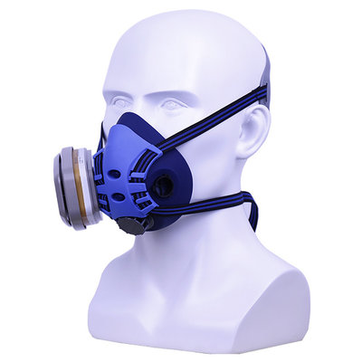 CE factory wholesale chemical half face gas mask respirator scba supplier