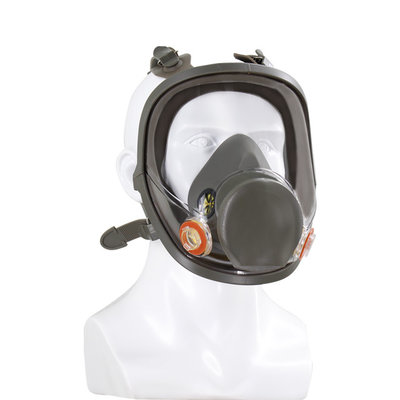 Full face military anti riot gas mask high efficiency gas shielding filter supplier
