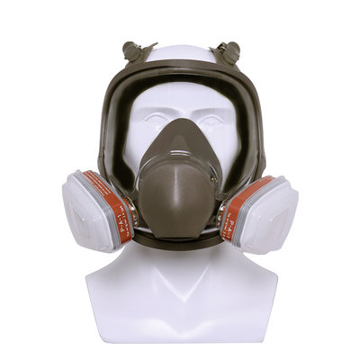 China Gas Mask Manufacturer Supplied Spherical Full Face Mask Respirator Activated Carbon Filter yigu Gas Mask supplier