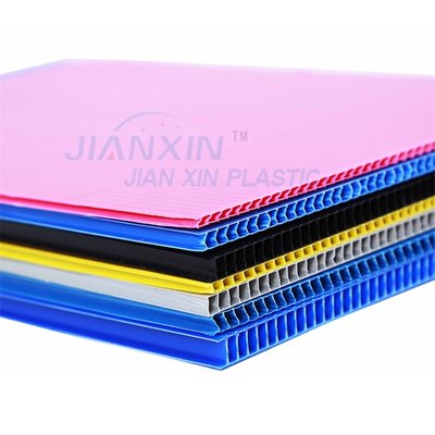 2mm 3mm 4mm 6mm 8mm Plastic Coroplast Made in China/PP Flute Board Corrugated Sheets