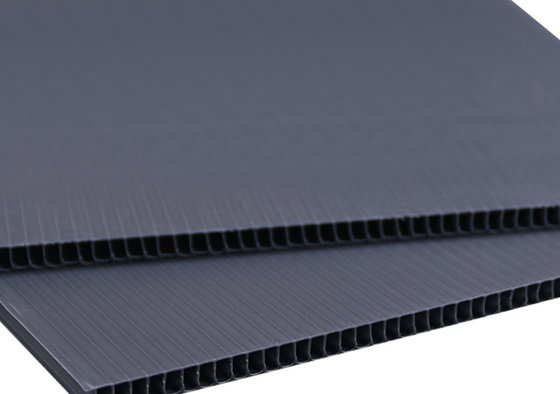 2mm 4mm 6mm 10mm Black Coroplast Corrugated Plastic Sheets