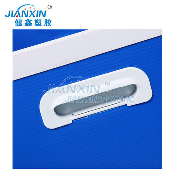 Plastic Storage Box Made in China /PP Corrugated Blue Box Manufacturer