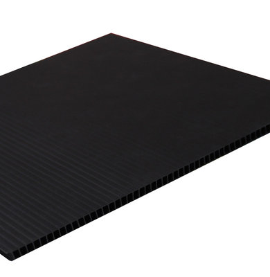 2mm Black Corrugated Plastic Divider 18x24 Coroplast Plastic Sheet