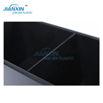 Black Colour Anti-static PP Plastic Corrugated Boxes /Light Weight