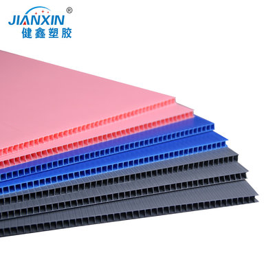 Polypropylene PP Hollow Sheet Corrugated Plastic Layer Pads / Bottle Tray