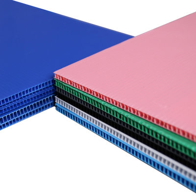 Colorful 100% Recyclable  PP Corrugated Correx Board/Futed Plastic Sheet