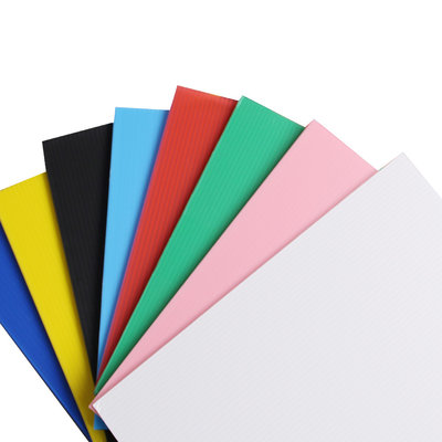 2-12mm Custom Size Different Color Corrugated Plastic 4x8/Coroplast Sheets