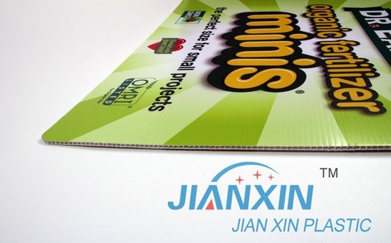 Customized PP Hollow Core Plastic Sign Sheets / Board