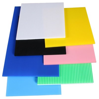 Full Color Coroplast 4x8 Fluted/Corrugated Plastic Sheet /Corriflute/Canada
