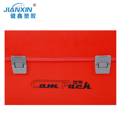 Custom Corrugated Plastic Shipping Box With Handles/ Colored Coroplast Box
