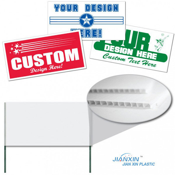 Colorful Advertising / Silk-screen Printing /Corrugated Plastic Signs Walmart