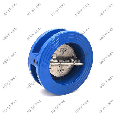 PN16 double disc butterfly type wafer check valve