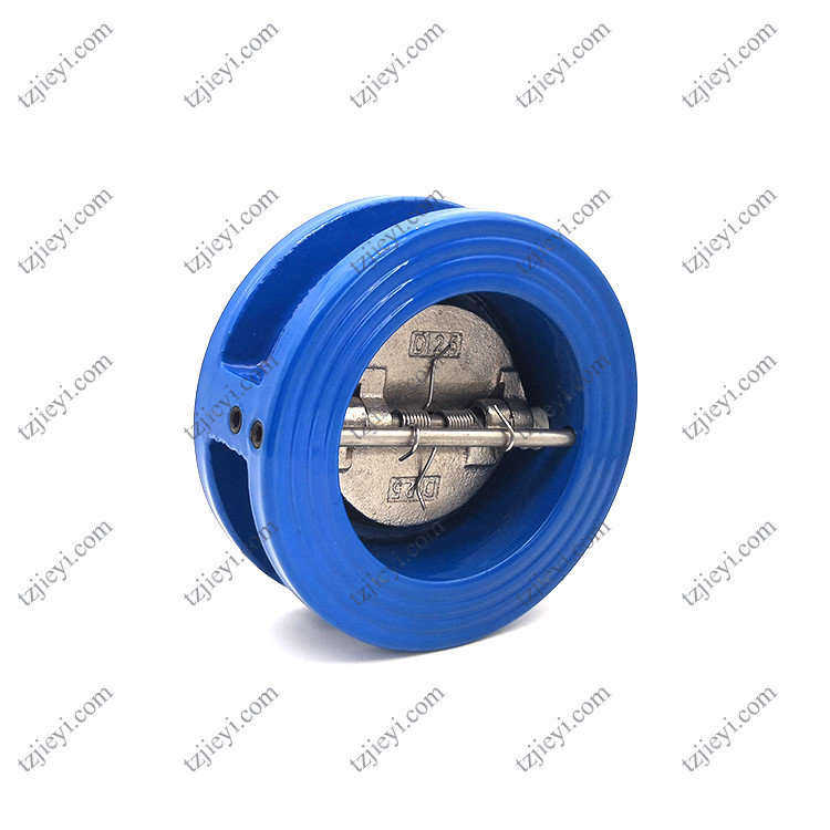 PN16 double disc butterfly type wafer check valve