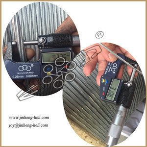 galvanized steel wire  strand/stay wire/Zinc coated steel wire strand