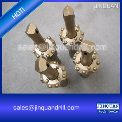 dome type reamer bits, reaming tools, pilot adapter bit T38*102mm & T38*127mm