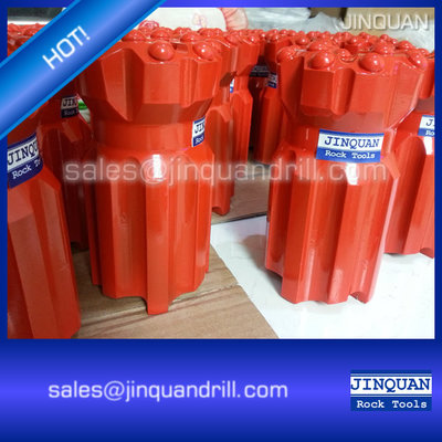 T38-76mm, T45-89mm threaded button bits retrac, semi spherical button bits